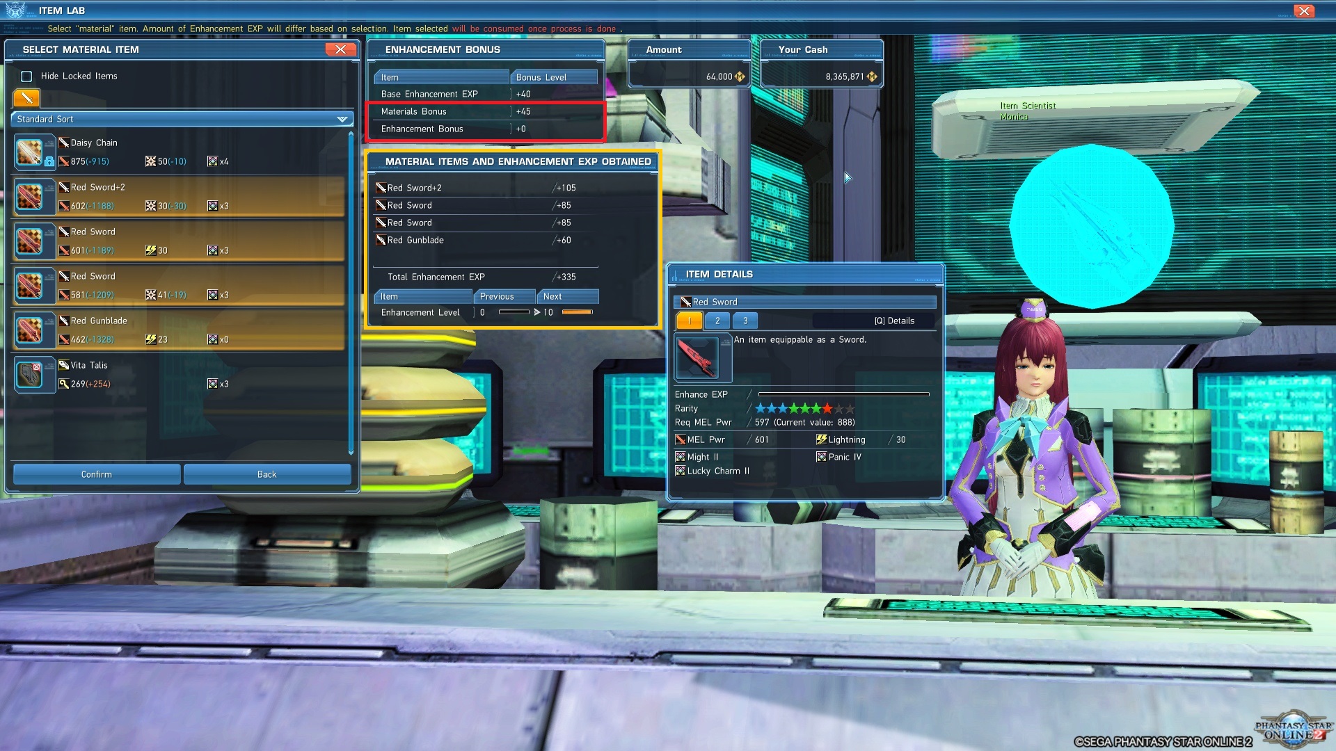 Weapon Enhancement System - PSO2 NA Handbook