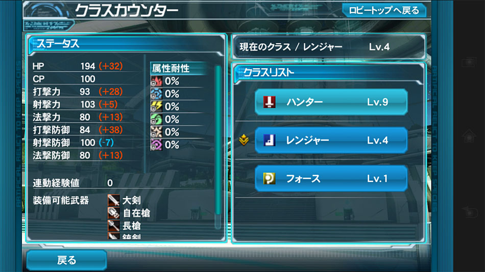 PSO2 es Classes 450x252